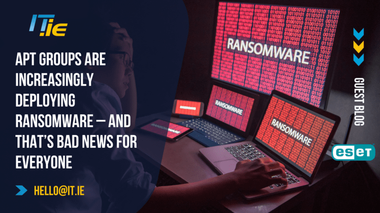 APT groups are increasingly deploying ransomware – and that’s bad news ...