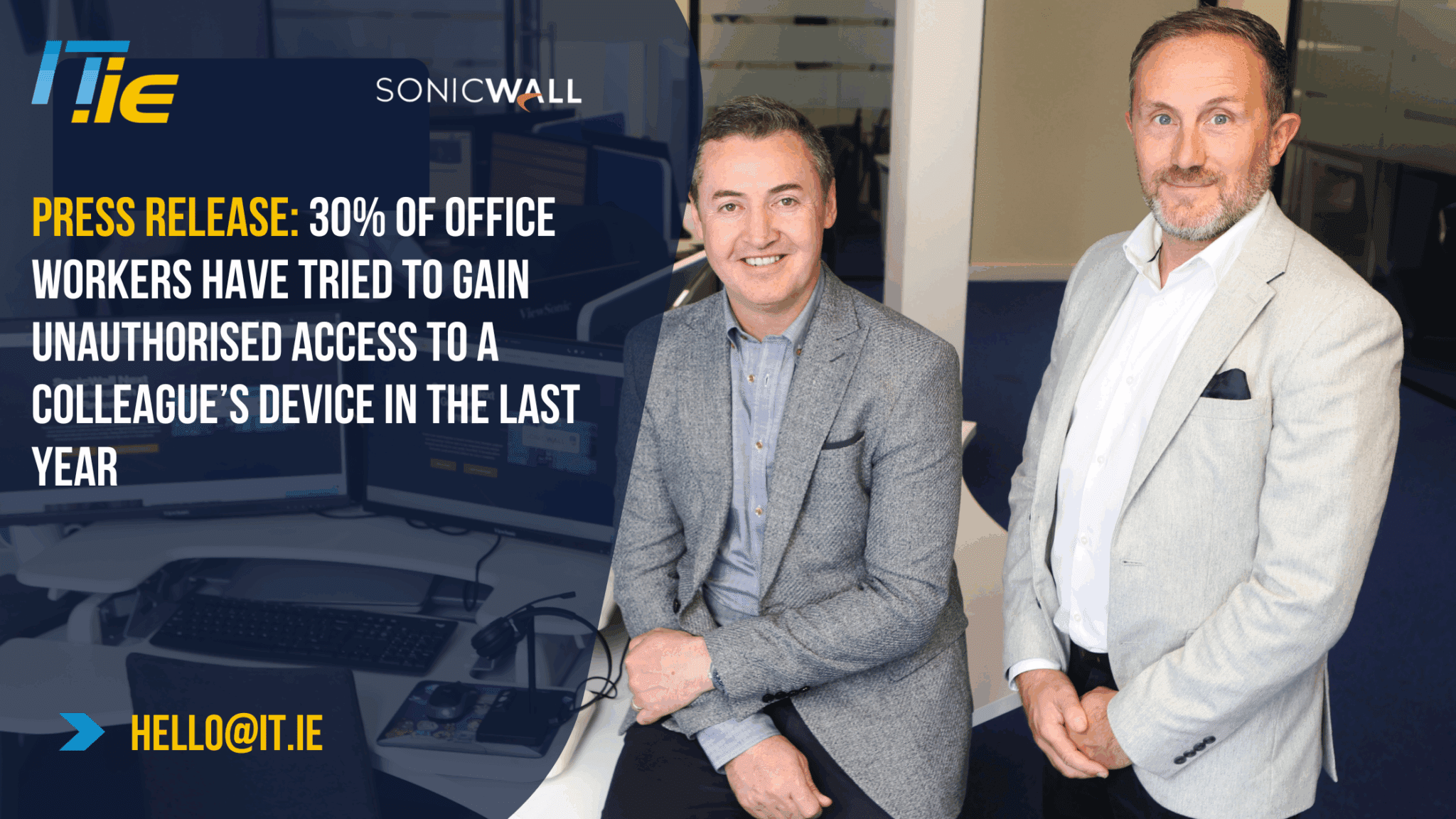 Press Release: 30% of office workers have tried to gain unauthorised ...